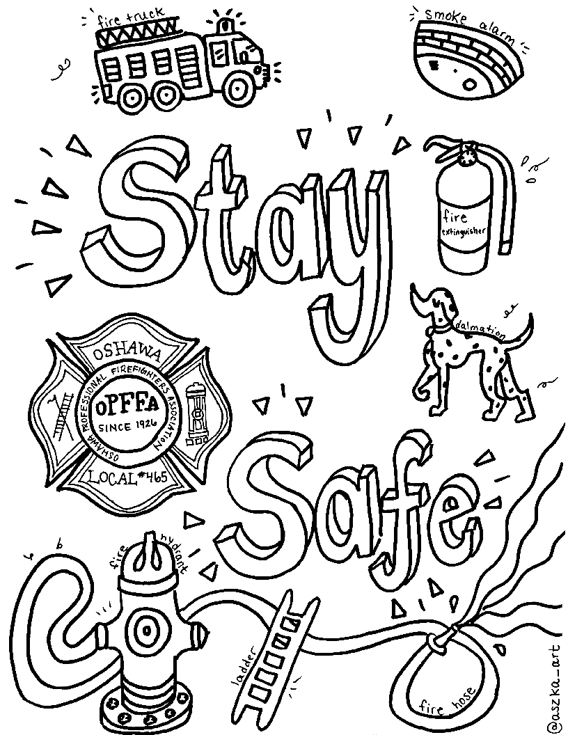 Kids Colouring 1 – Oshawa Firefighters Association